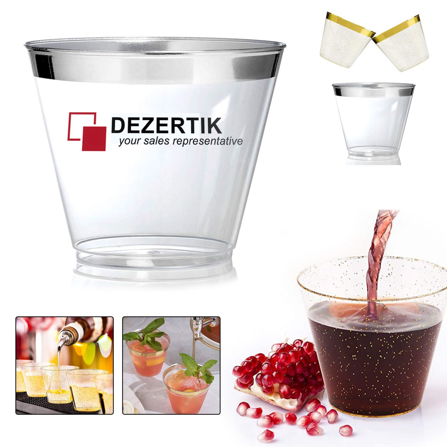 9Oz Disposable Plastic Party Cups - Promo Items, giveaways with ...