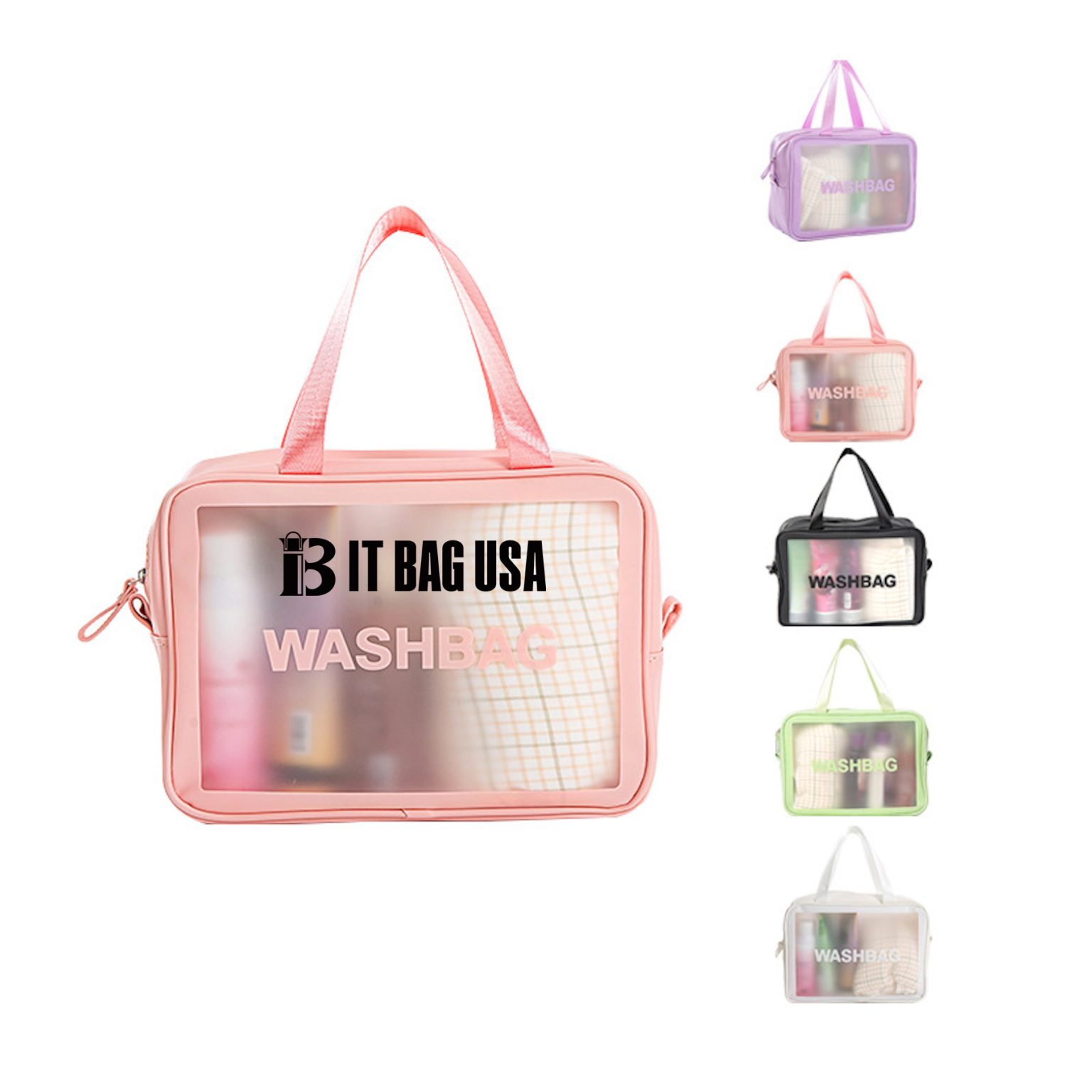Clear Makeup Travel Toiletry Bag - Promo Items, giveaways with ...