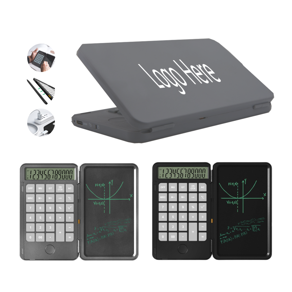 USB Charging Calculator with Writing Tablet - Promo Items, giveaways ...