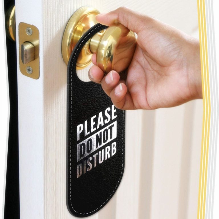 Do Not Disturb Sign Door Hanger - Promo Items, giveaways with iPromotionPro