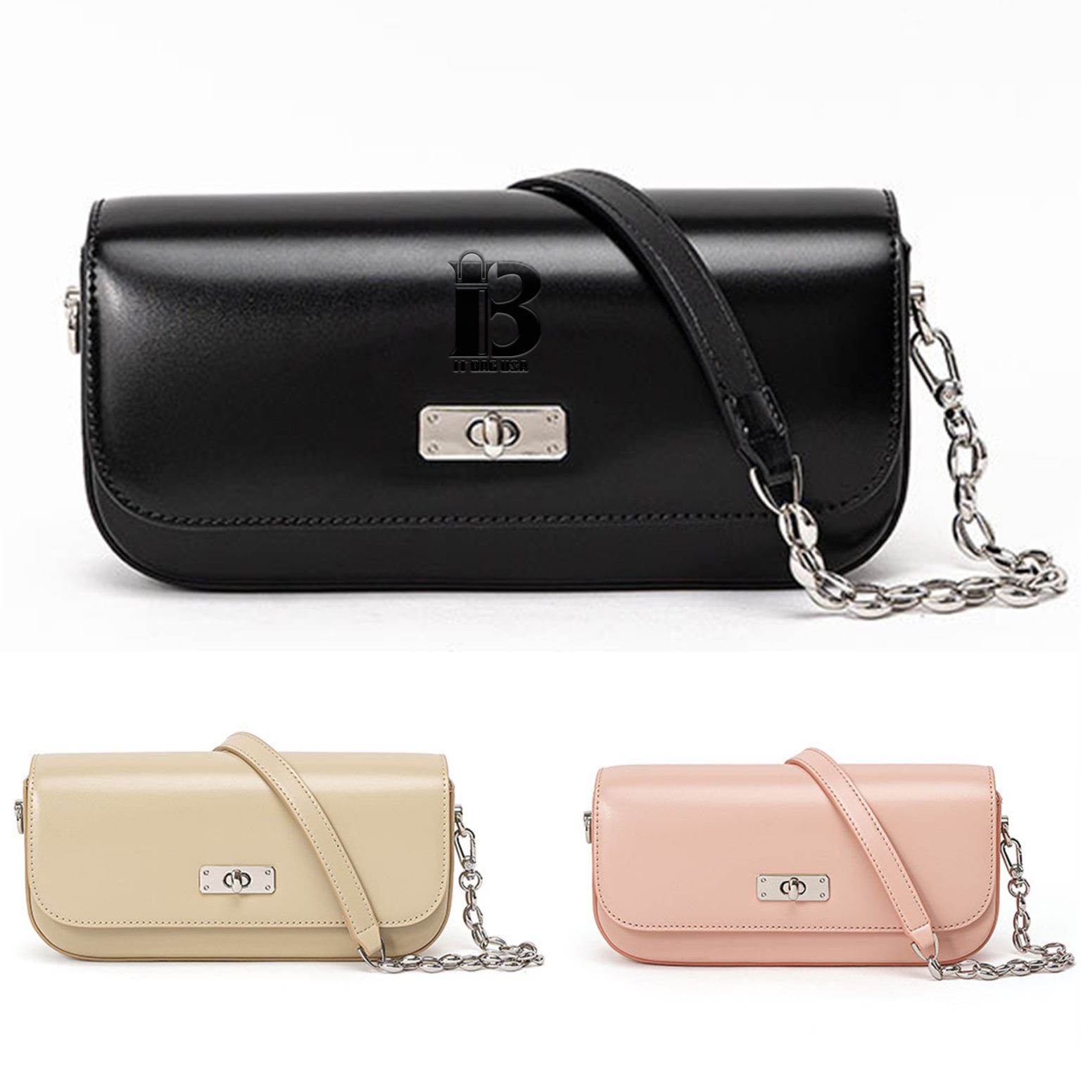 Women's Genuine Leather Shoulder Tote Bag - Promo Items, giveaways with ...