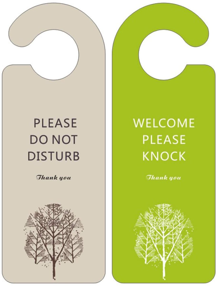 Do Not Disturb Sign Door Hanger - Promo Items, giveaways with iPromotionPro