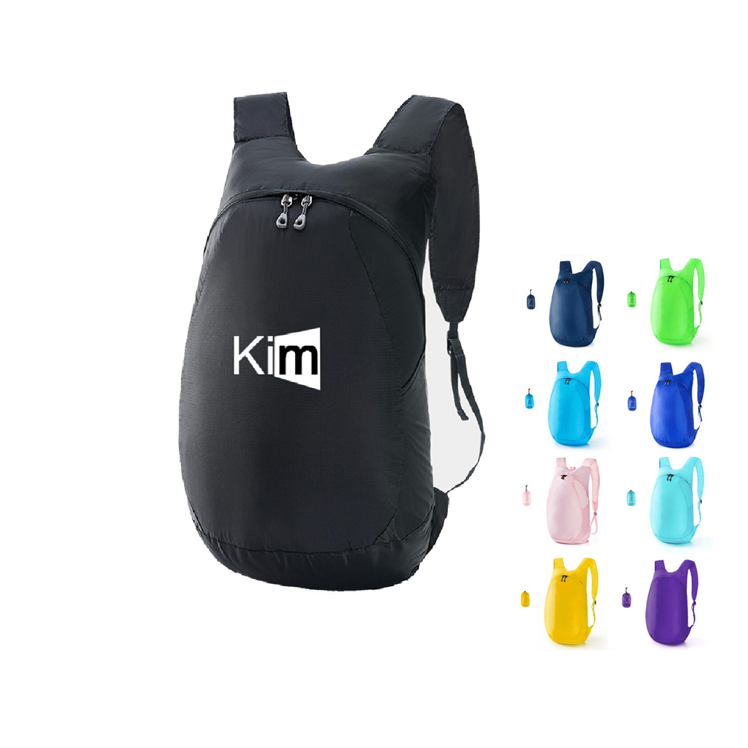 Packable Portable Folding Backpack - Promo Items, giveaways with ...
