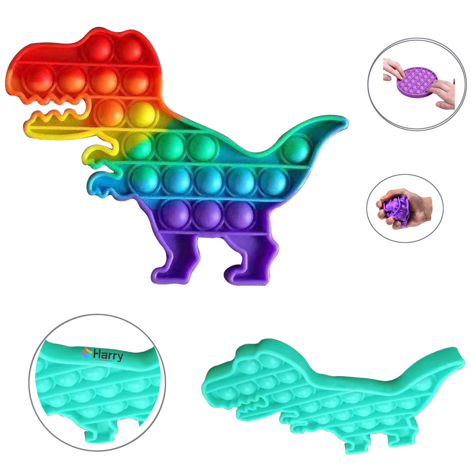 Dinosaur Bubble Sensory Fidget Toy - Promo Items, giveaways with ...