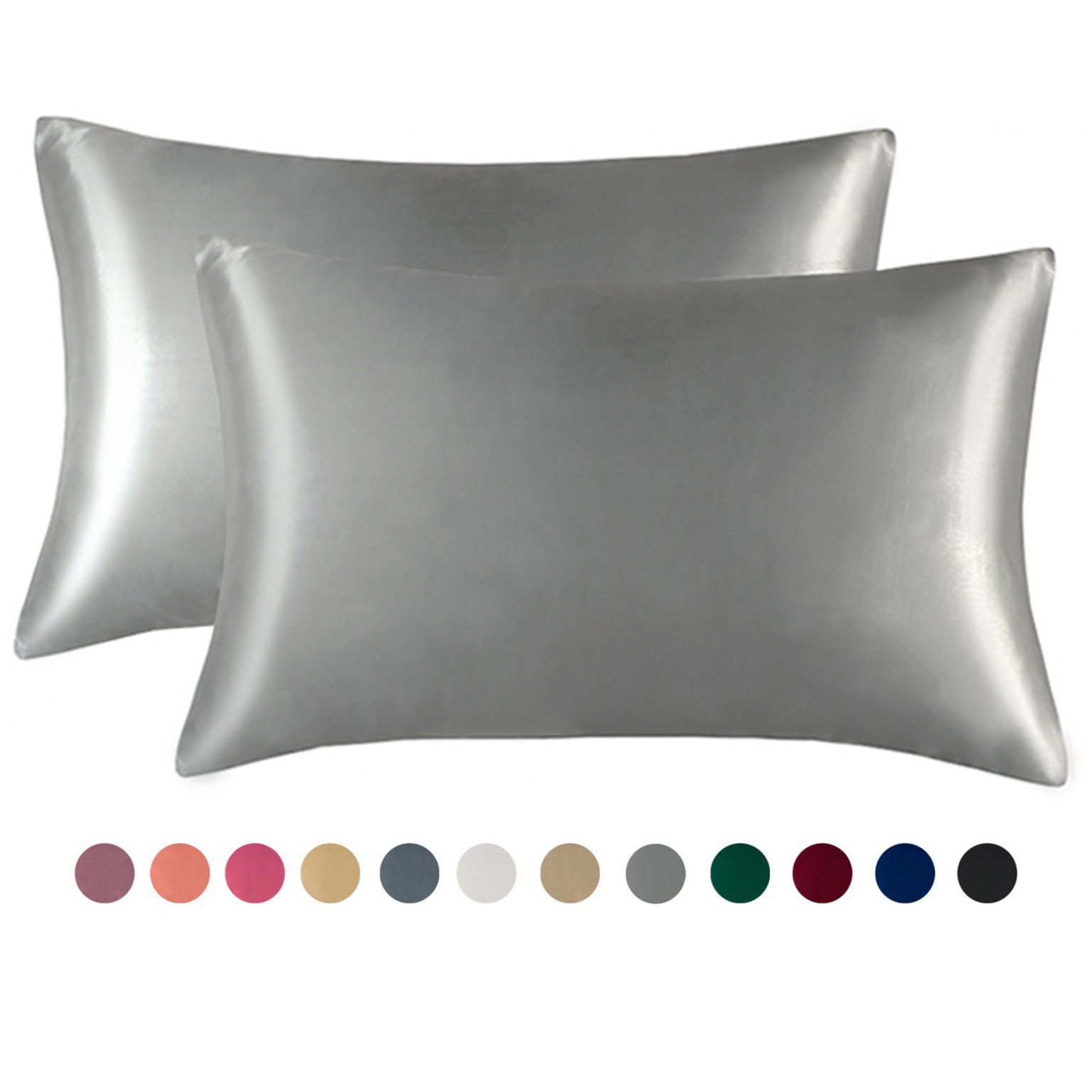 2 Pack Silk Satin Pillowcase - Promo Items, giveaways with iPromotionPro
