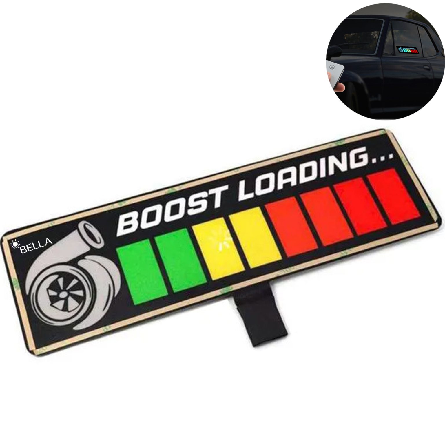 PET LED Luminous Wanted Car Window Sticker - Promo Items, giveaways ...