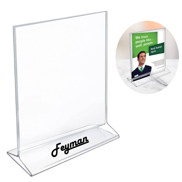 Acrylic Signage Transparent Table Display Stand - Promo Items ...