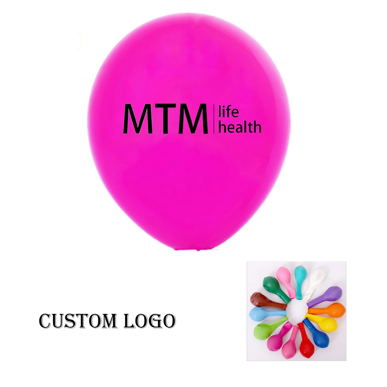 10 Inch 100 Count Latex Party Balloons - Promo Items, giveaways with ...