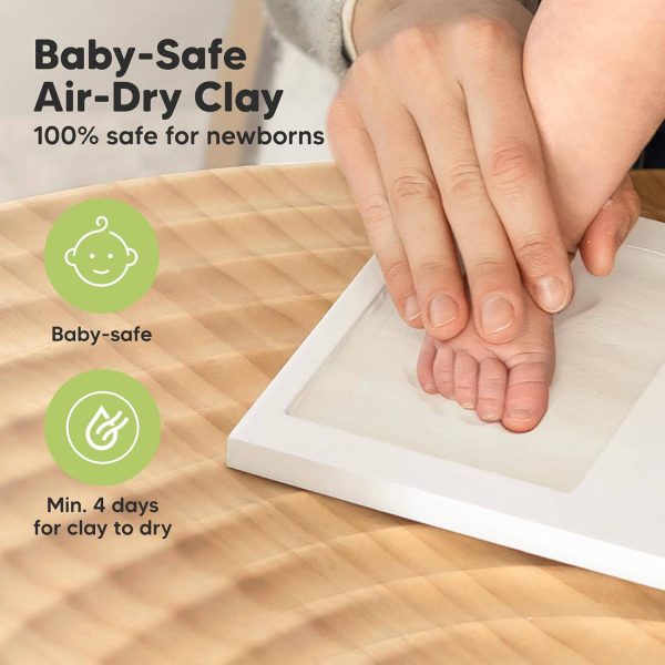 Baby Clay Handprint Footprint Keepsake Photo Frame Kit - Promo Items ...