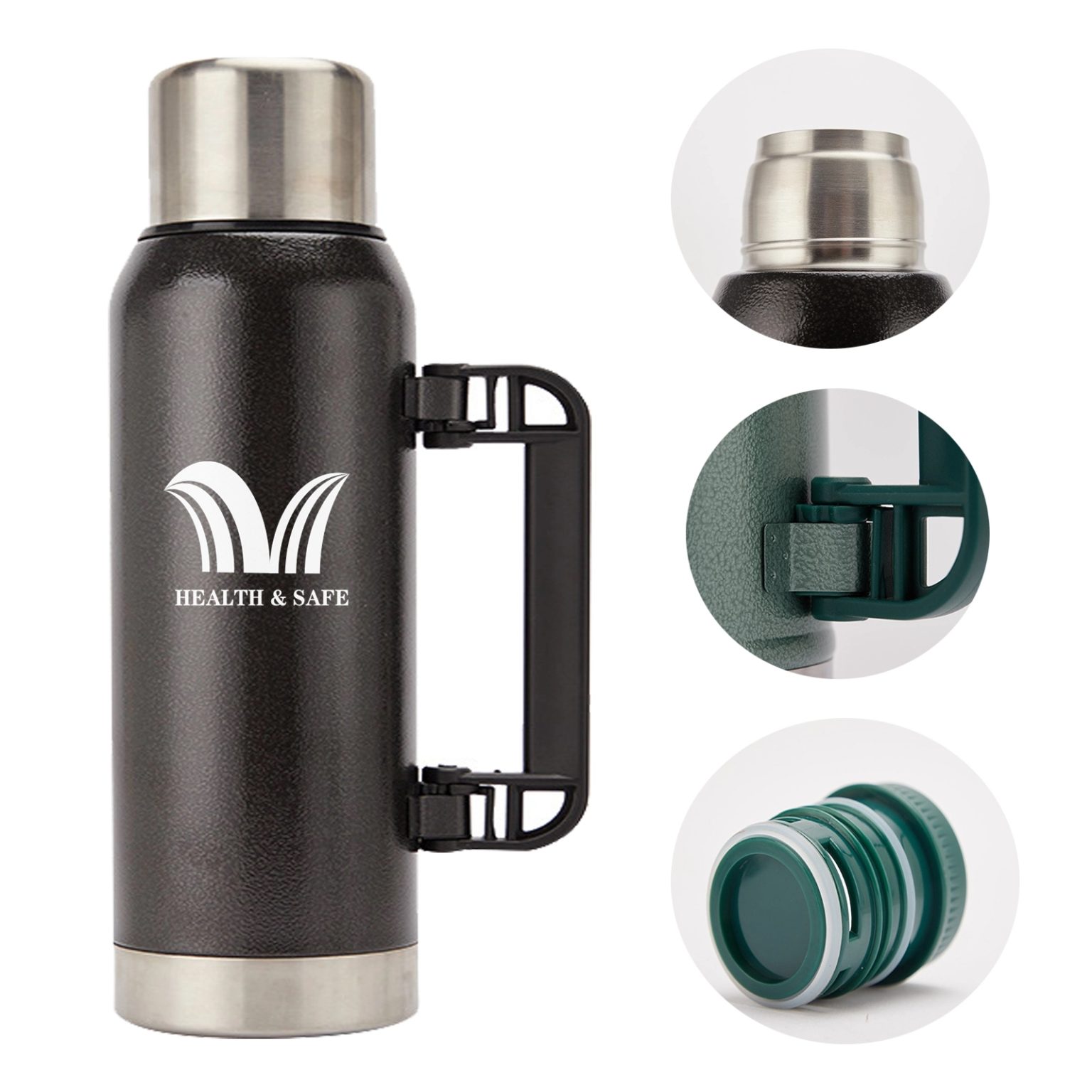 47oz Double Wall Stainless Steel Thermos Cup Travel Bottle - Promo ...